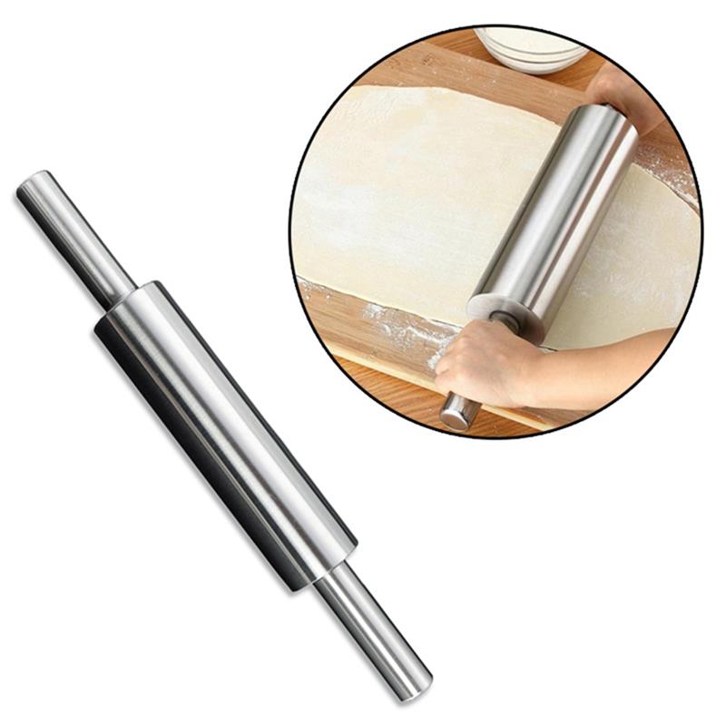 Stainless Steel Rollers Rolling Pin Kid Kitchen Co... – Grandado