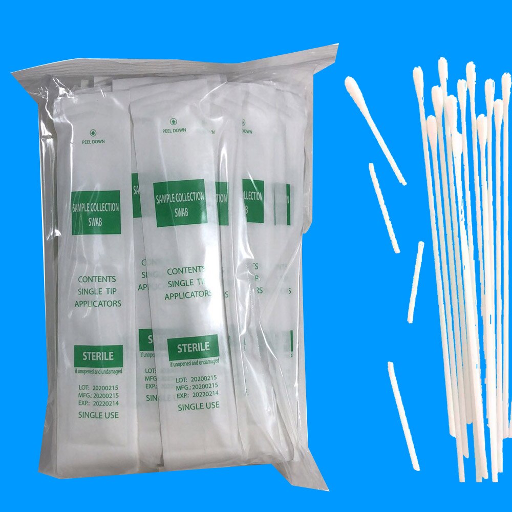 500 stücke 15cm Einweg Labor Pet Probenahme Tupfer... – Grandado