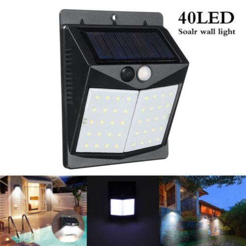 Solar light outdoor, wireless 40 LED motion outdoo... – Vicedeal