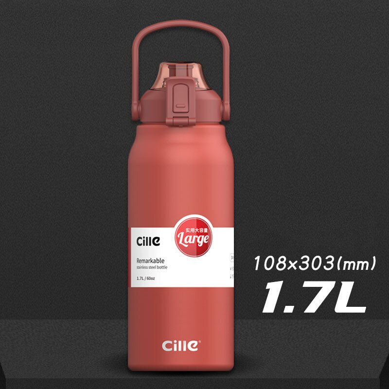 Large Capacity Thermal Mug Stainless Steel Thermos... – Grandado