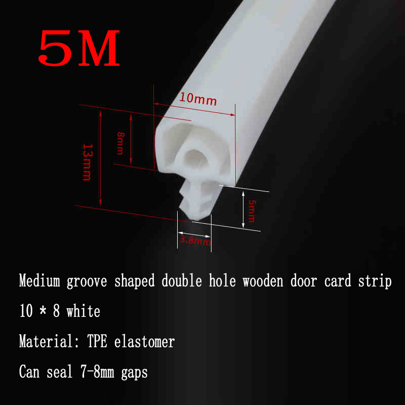 5M Silicon Wooden Door Gap Seal Strip Electric Box Grandado