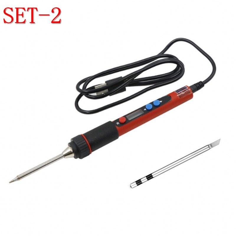 5v 10w bærbare usb loddekolbe loddepistol taske sv... – Grandado