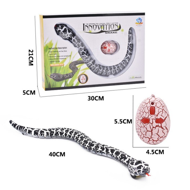 RC Snake 16" Simulation Rattlesnake 6 Colors IR In... – Vicedeal