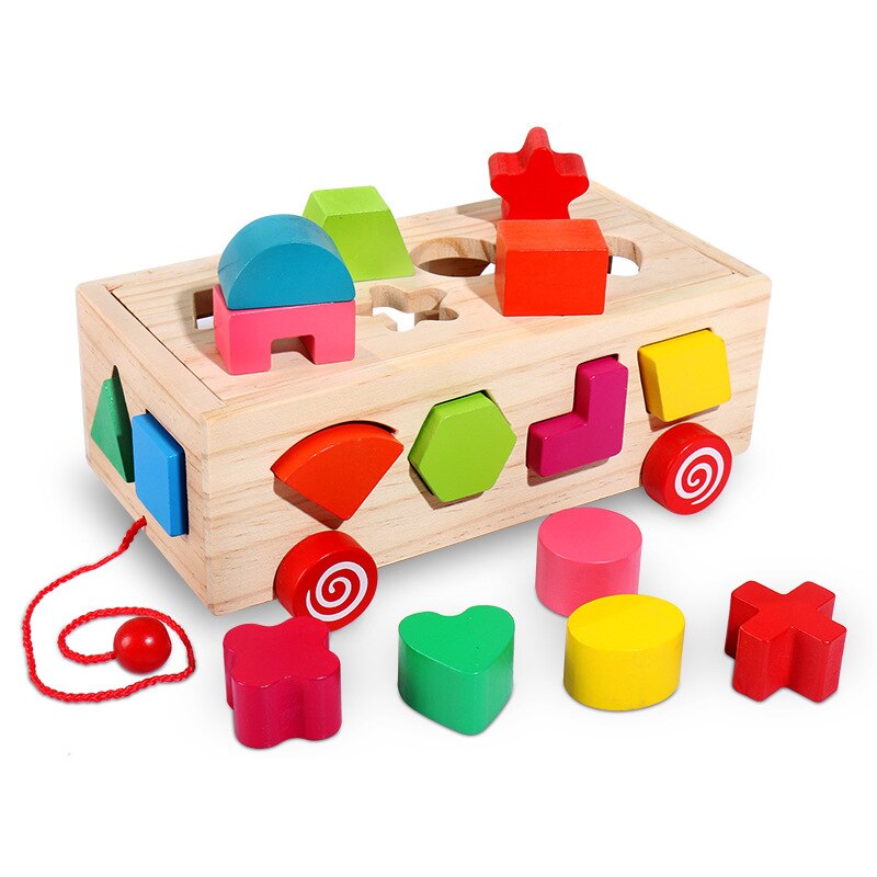 Wooden Matching Car Number Shape Letter Memory Mat... – Vicedeal