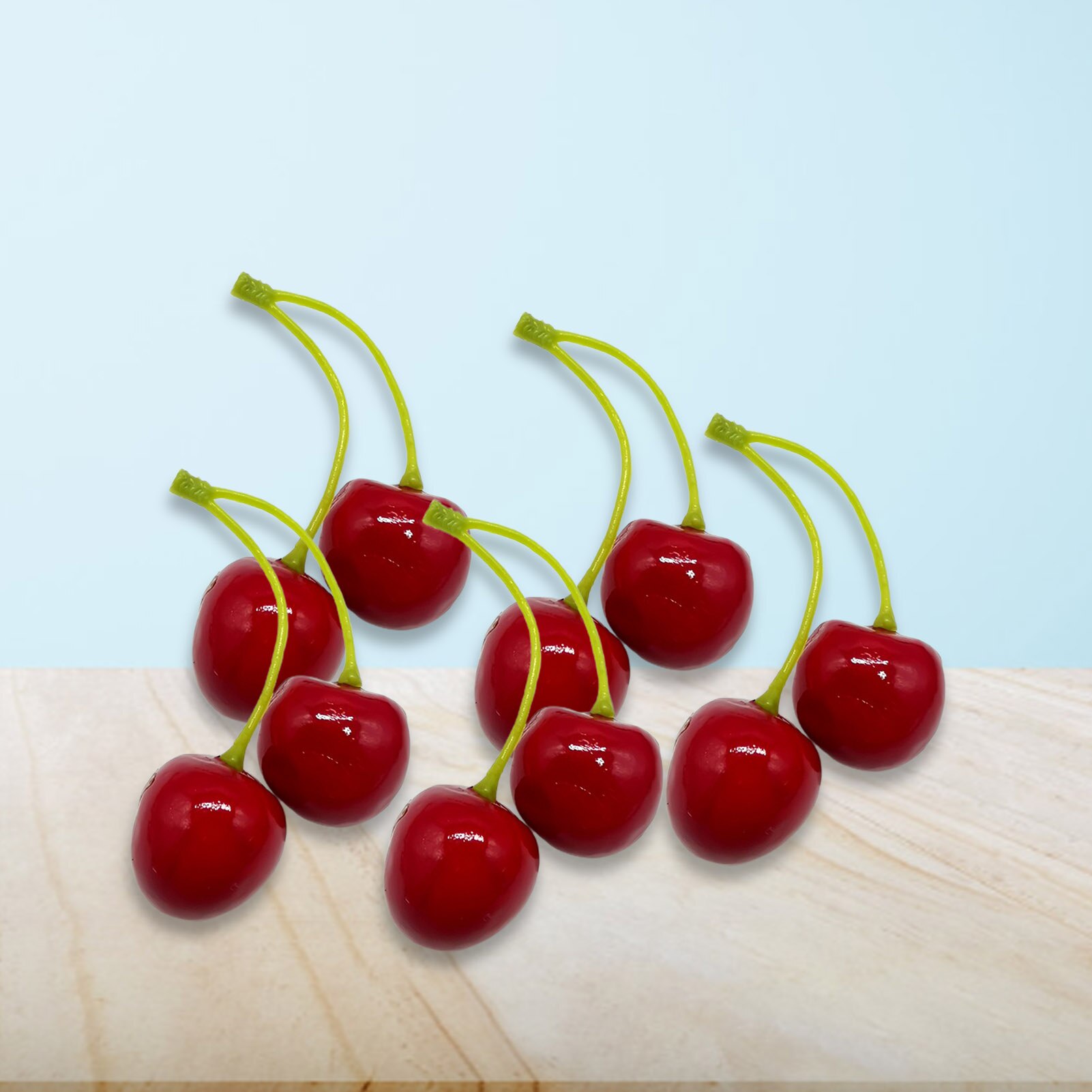 10Pcs Artificial Cherry Foam Simulation Mini 3D Mo... – Grandado