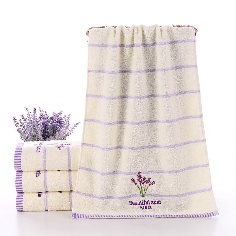 100% cotton aromatherapy towel set, lavender bath ... – Grandado