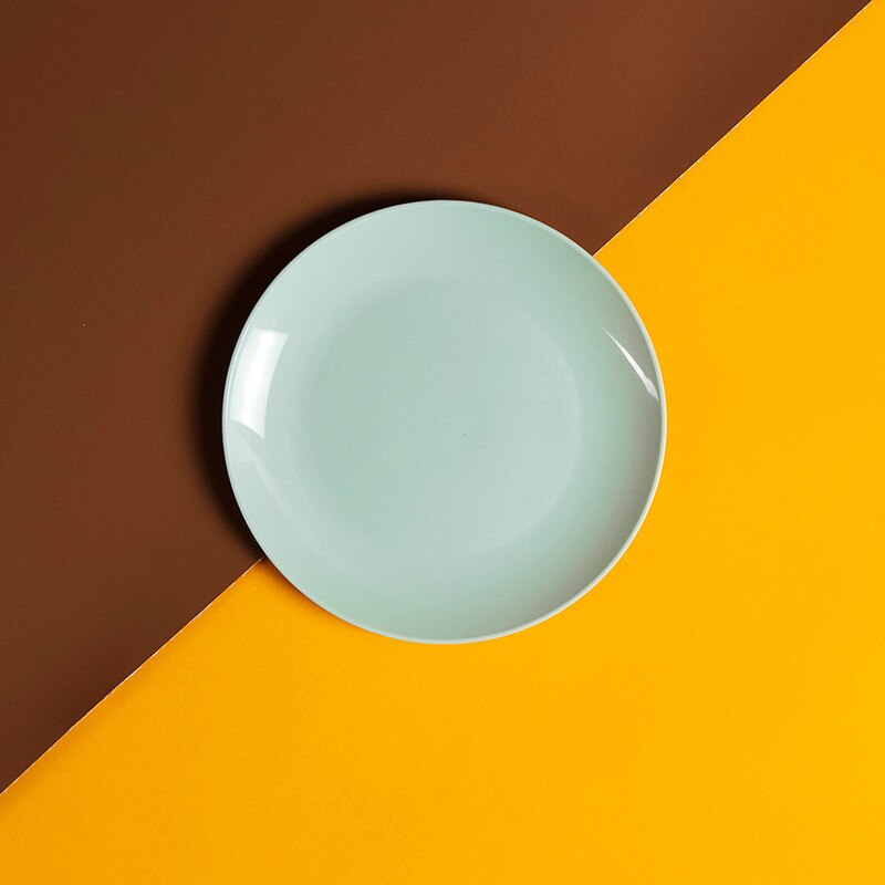 Snacks Dishes Fruit Dessert Salad Plate Round Soli... – Grandado