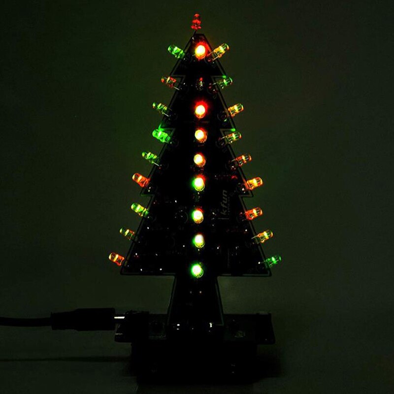 Drie-Dimensionale 3D Boom Led Diy Kit Led Flash Ci... – Vicedeal