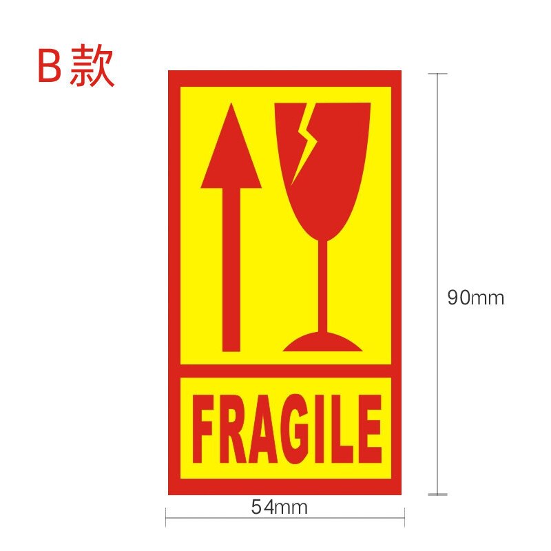 50-100pcs Fragile Stickers Please Handle the Warni... – Grandado