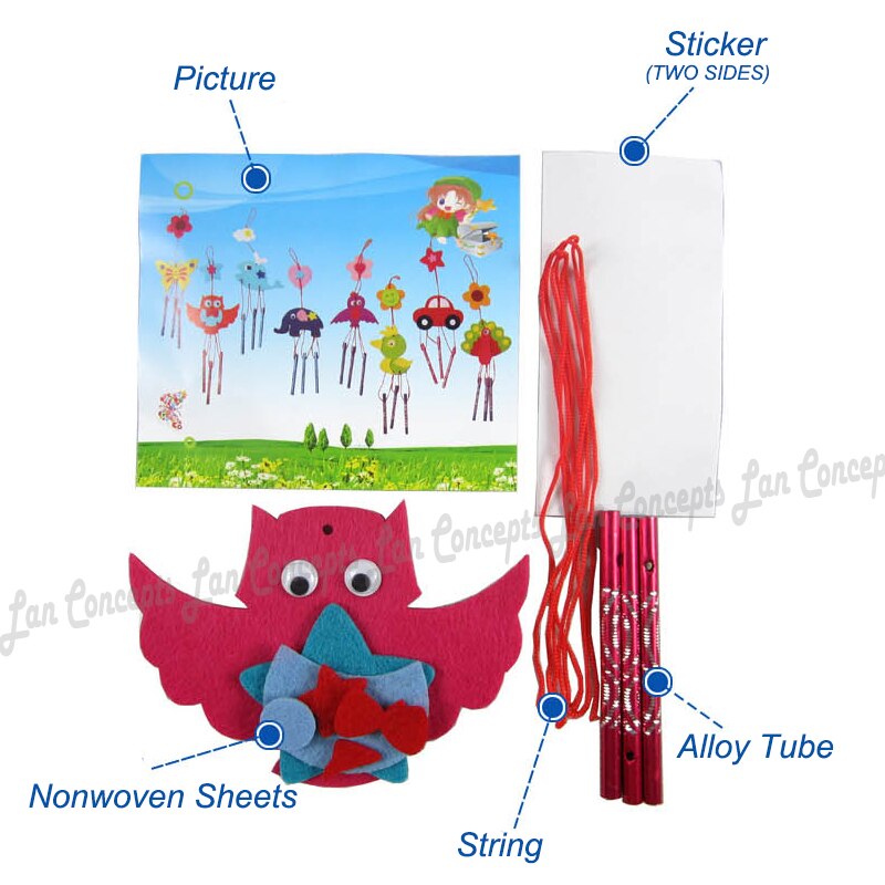 DIY Craft Kit - Felt Windbell Wind Chime for Educa... – Grandado