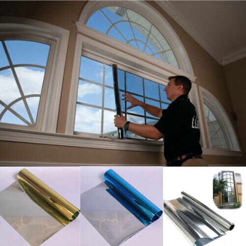 Colorful Adhesive Sticker Vinyl One Way Vision Mir... – Vicedeal