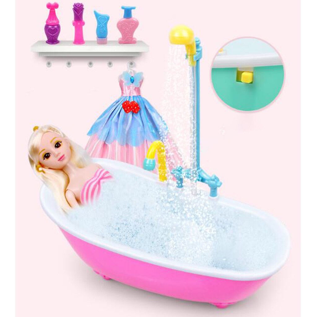 Doll Playset - 12inch Girl Doll with Clothes, Bath... – Grandado