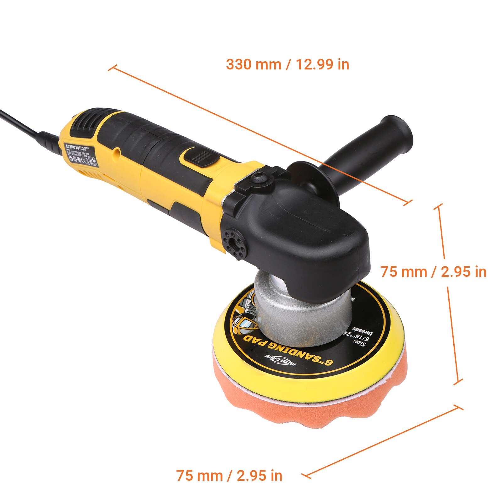 KKmoon 6-inch Variable Speed Dual Action Car Polis... – Vicedeal