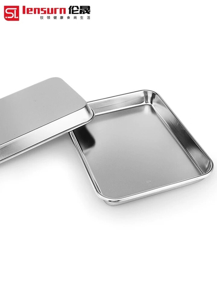 304 Stainless Steel dish plate kitchen hollowware ... – Grandado