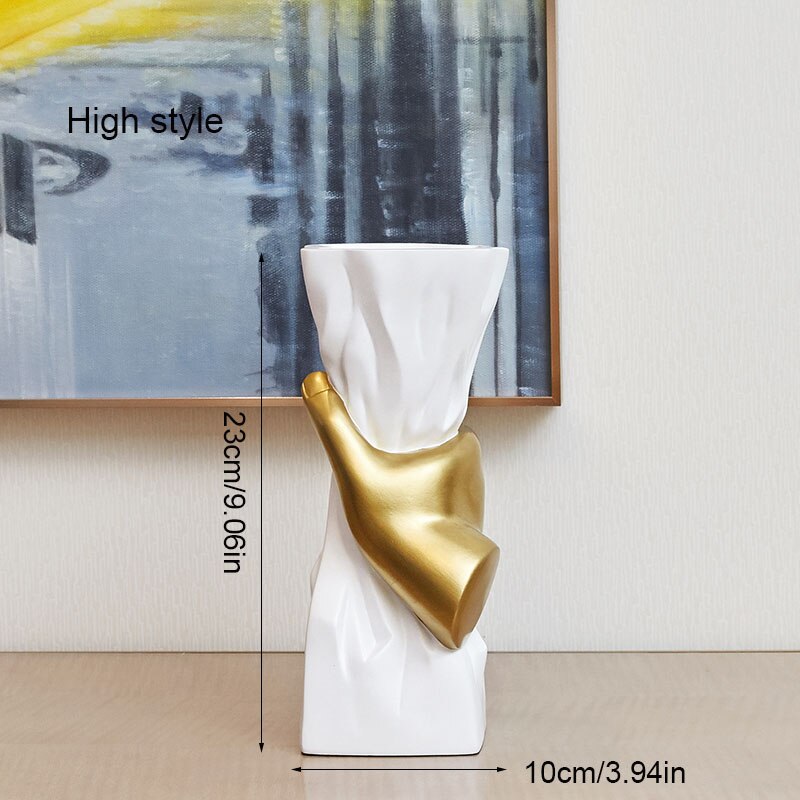 Modern Simple Resin Portrait Vase Home Living Room... – Grandado