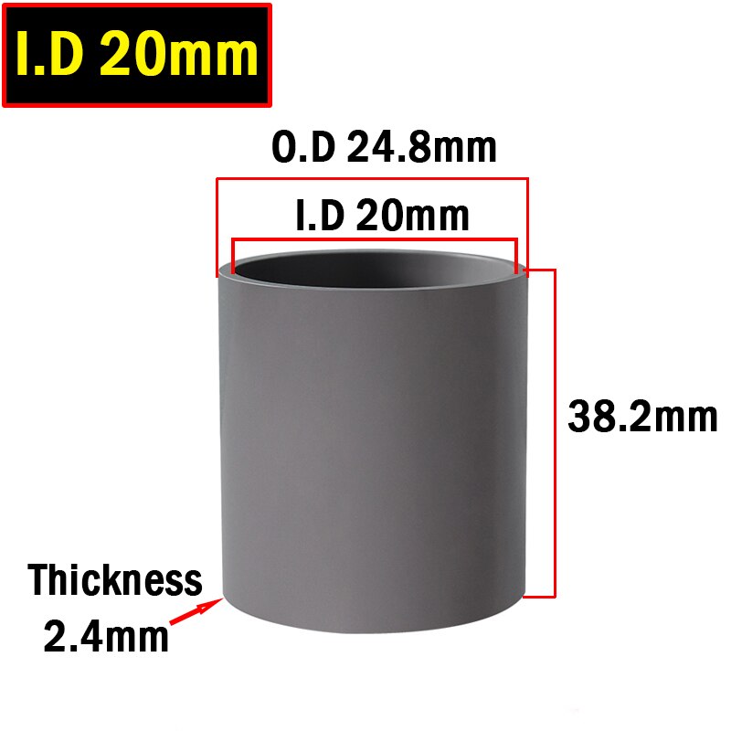 Grey Direct PVC Joints Garden Irrigation Water Con... – Vicedeal