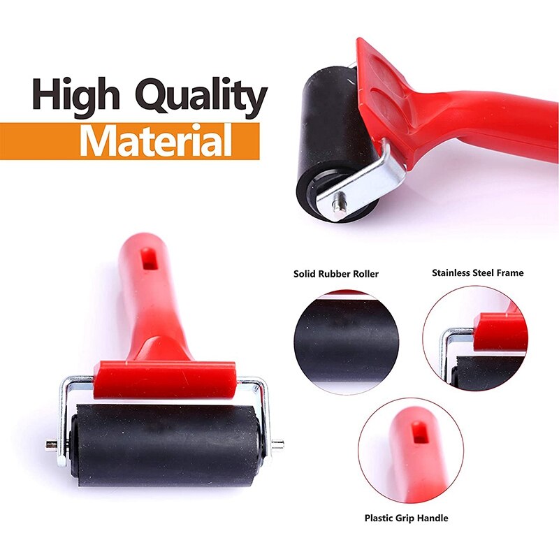 3 Pcs Rubber Roller Rubber Brayer Lijm Roller Gere... – Vicedeal
