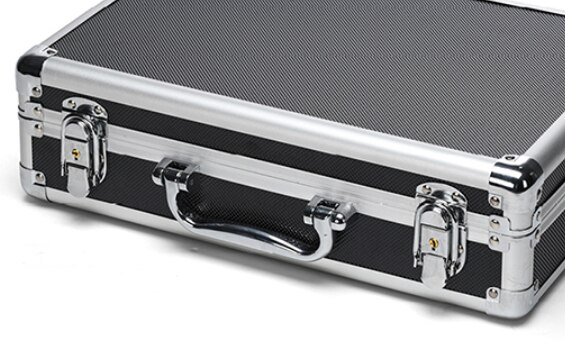 Aluminum alloy toolbox Password box Showcase Instr... – Vicedeal