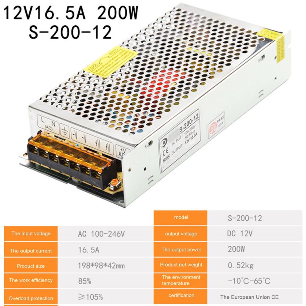 Schakelende Voeding DC12V 6A 8.5A 10A 12.5A 15A 16... – Vicedeal