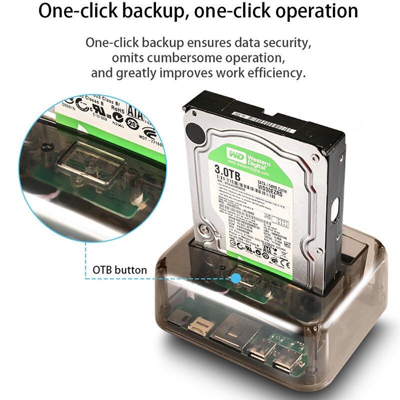 Usb3.0 Naar Sata/Ide Dual Bay Hard Drive Docking S... – Grandado