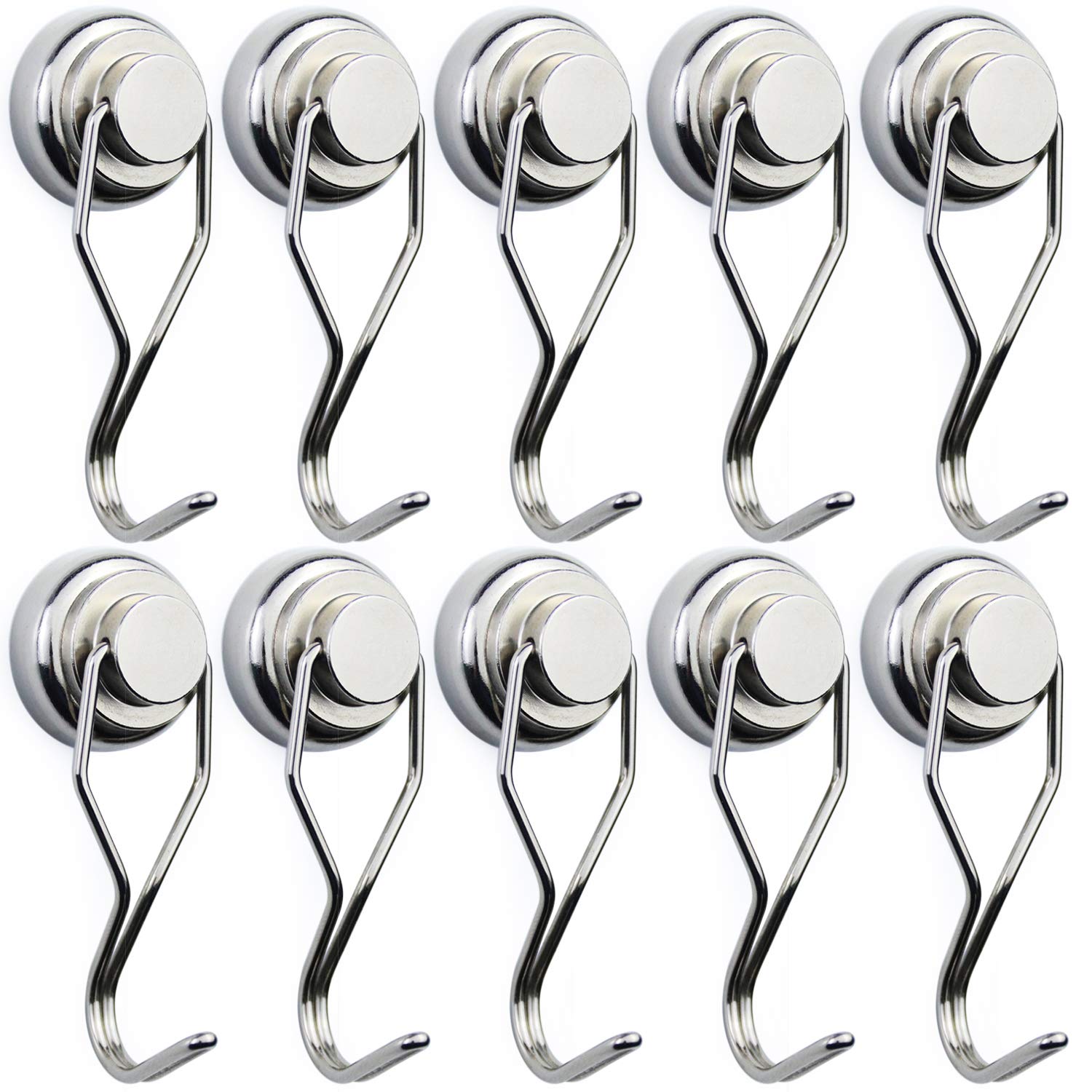 10 rotatable strong magnetic hooks durable neodymi... – Grandado