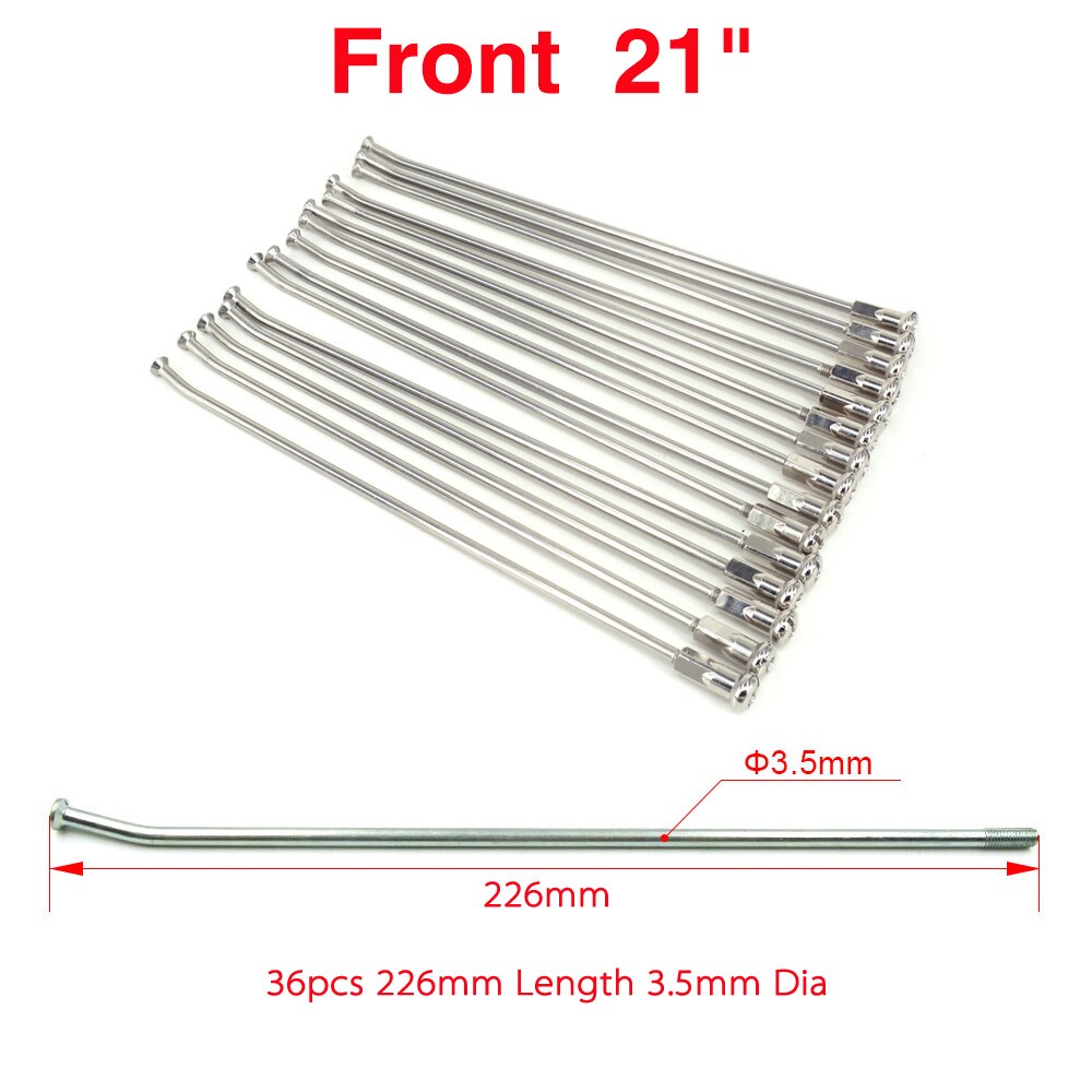 Motorfiets 36 Stuks Voor 21 "Rear 18" 19... – Grandado