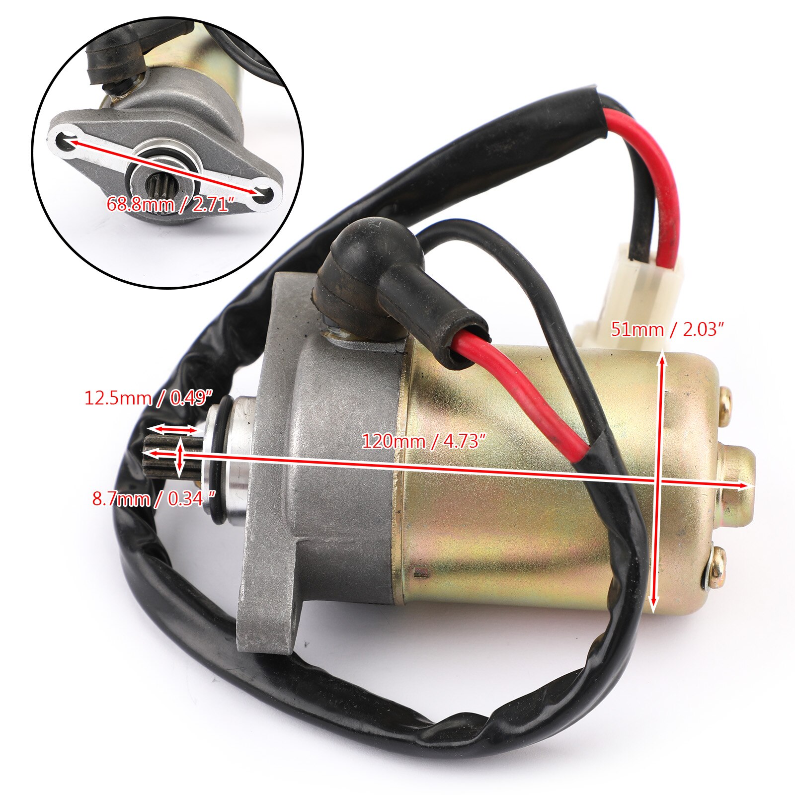 Artudatech For Kawasaki KFX90 KSF90 ATV STARTER Mo... – Grandado