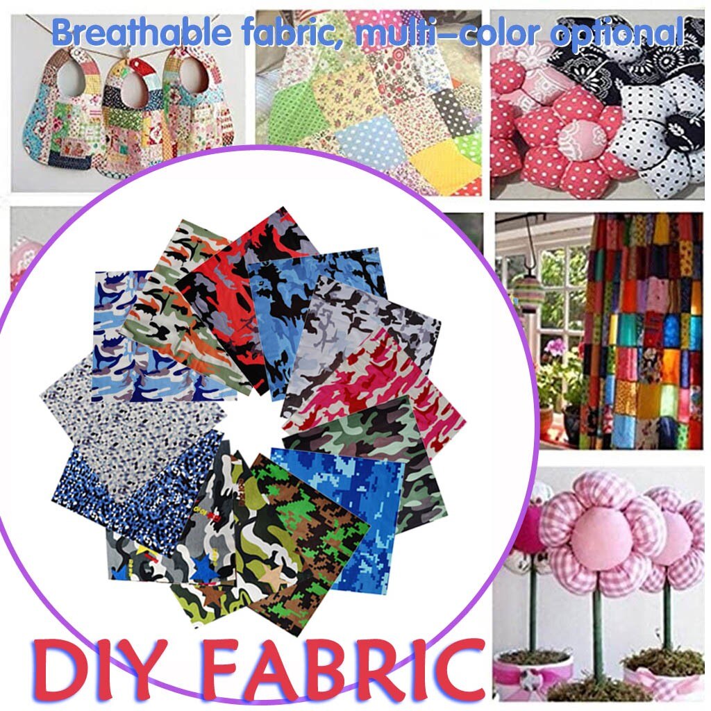 14pcs Craft Fabric Bundle Patchwork Squares Quilti... – Grandado