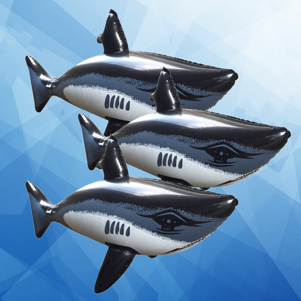 3pcs Inflatable Shark Toys Swimming Toys Safety Fl... – Vicedeal