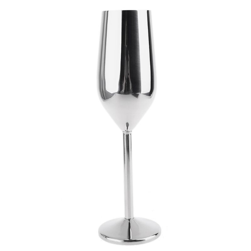 Stainless Steel Wine Glass Goblets Champagne Goble... – Grandado
