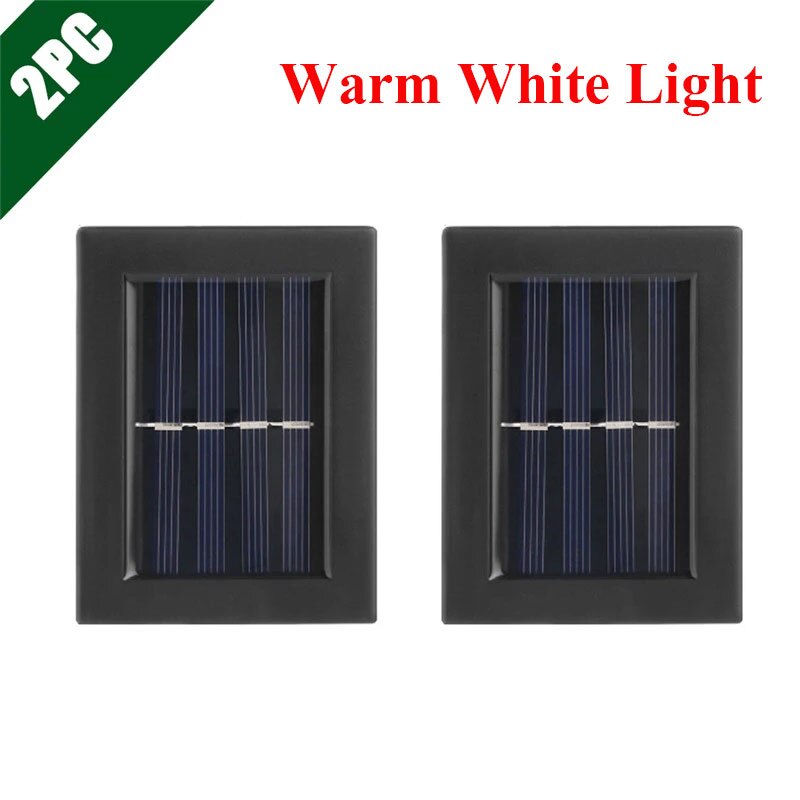 2pcs 2 LED Solar Powered Lamp IP65 Waterproof Outd... – Grandado