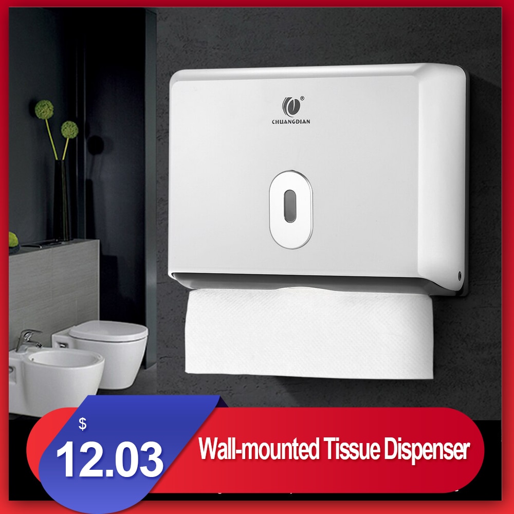 Wall Mounted Tissue Dispenser Kitchen Bathroom Pap... – Vicedeal