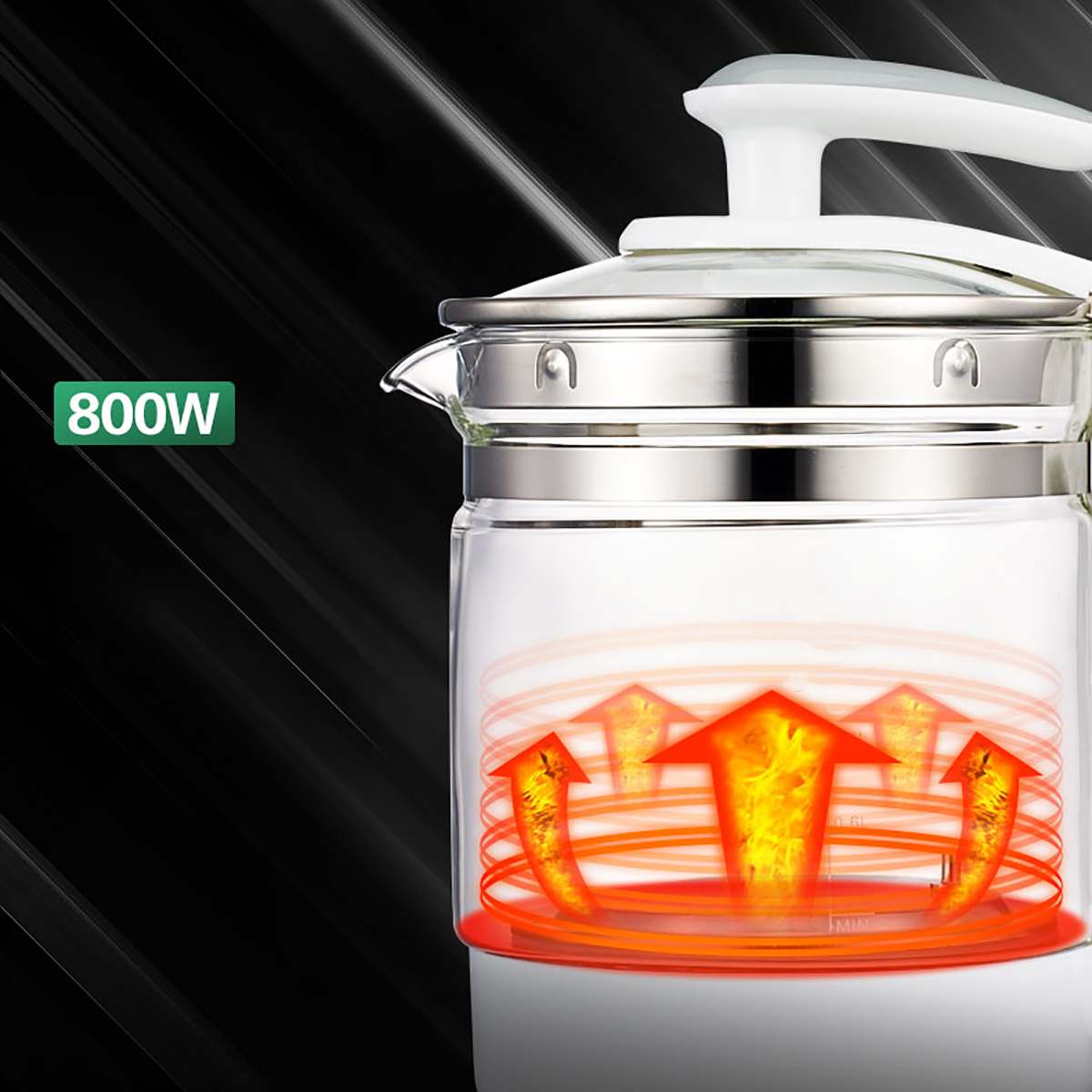 220V Multifunction Electric Kettle 1.8L Mini Glass... – Grandado