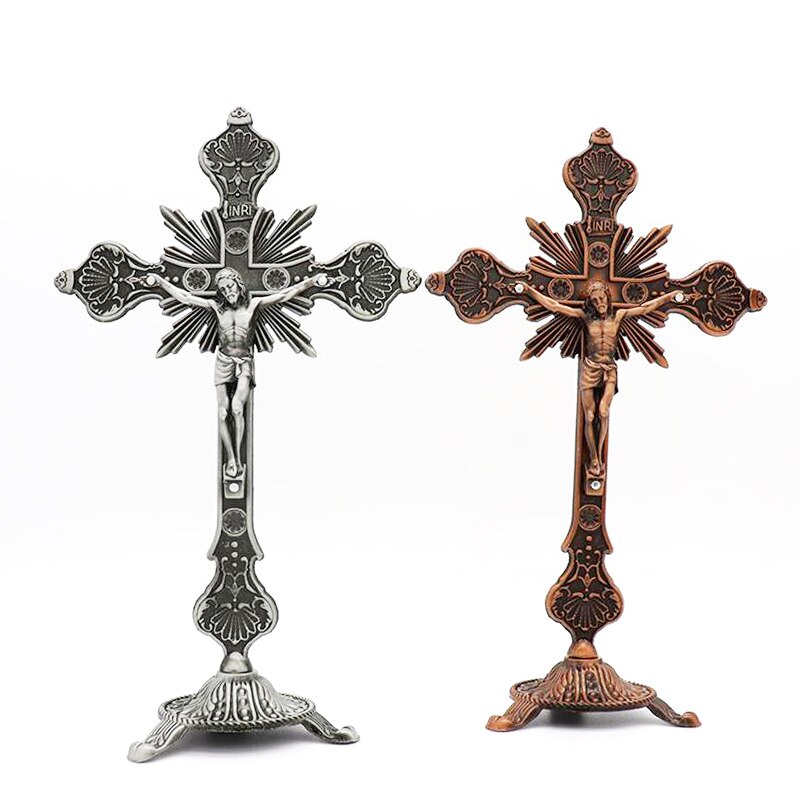 Catholic Cross Jesus Christ crucifix Crosses Churc... – Grandado