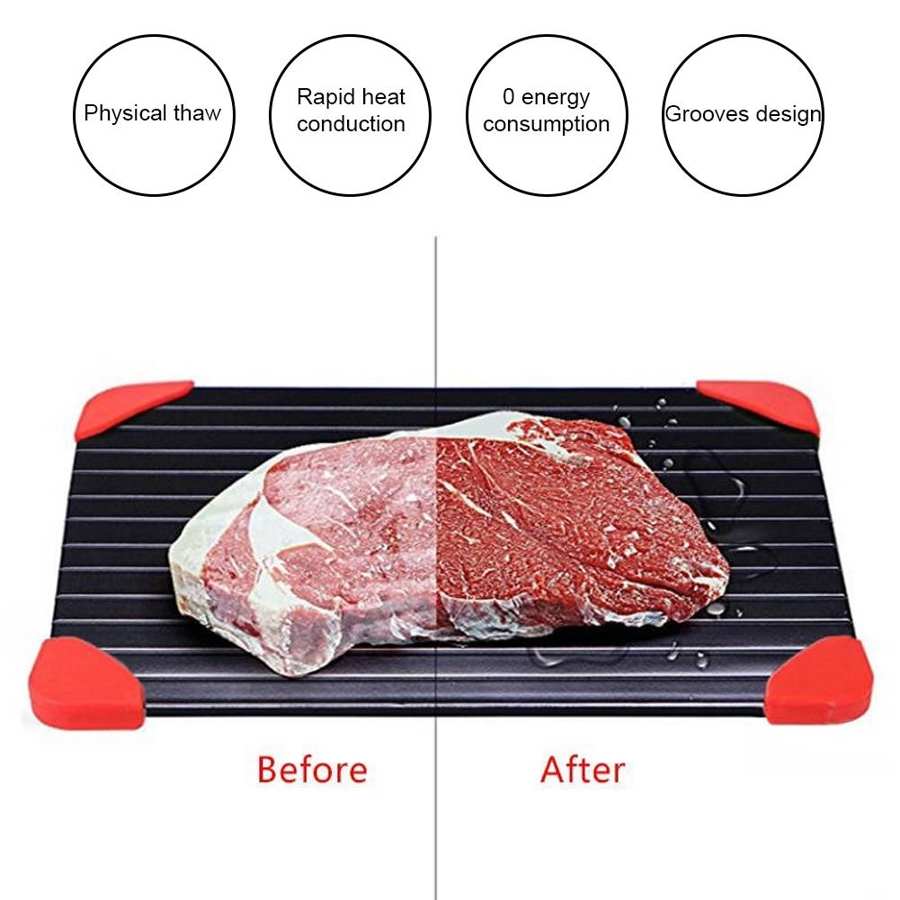 Fast Defrosting Tray Thaw Food Meat Fruit Quick De... – Grandado