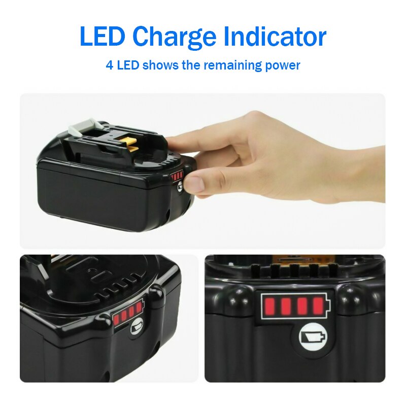 For 18V Makita Battery 6000mAh Rechargeable Power ... – Grandado