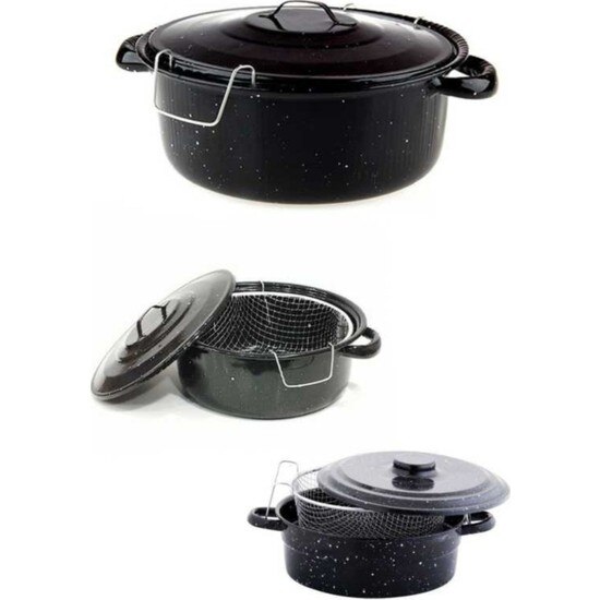 Moderne Arsimo Emaille Chips Friteuse Bak Pot Сков... – Vicedeal