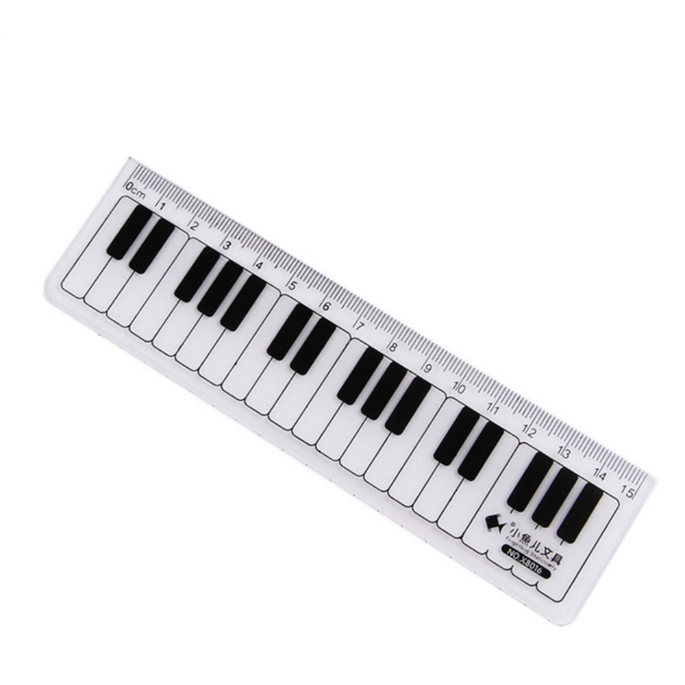 1pc Piano Straight Rulers Plastic Transparent 15cm... – Vicedeal