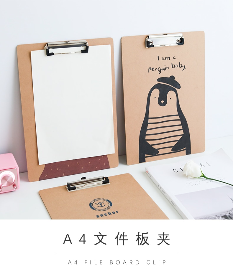 3 pcs De grote witte board A4 map map schilderen b... – Vicedeal