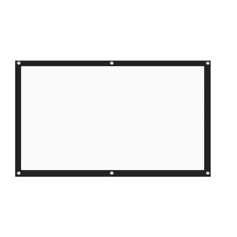 100 Inch 3D Hd Projector Scherm 16:9 Anti-Kreuk Pr... – Grandado