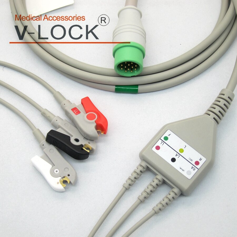 Ecg Kabel Met 5Leads, Snap Voor Biolight A8 A9 M69... – Vicedeal