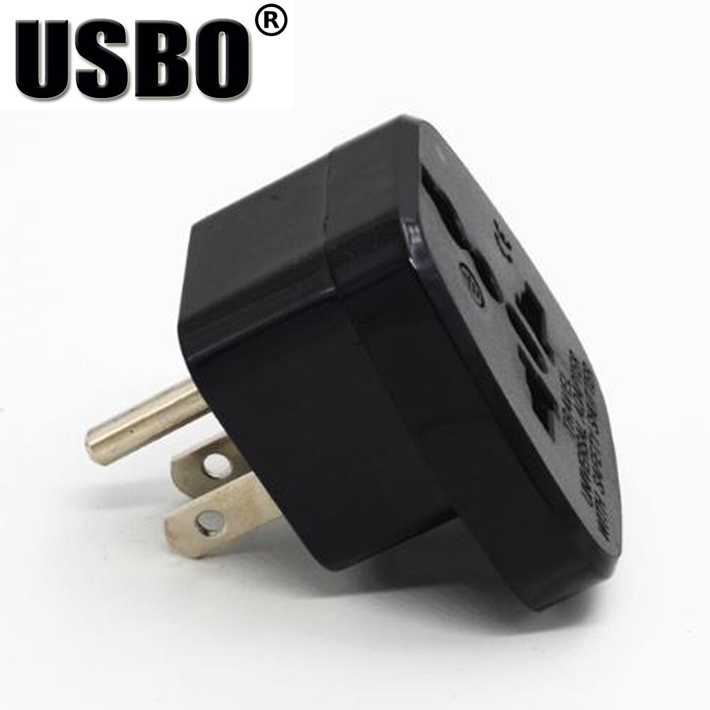 Zwart wit volledige koper 10A 250 v USA 3 pins tra... – Vicedeal