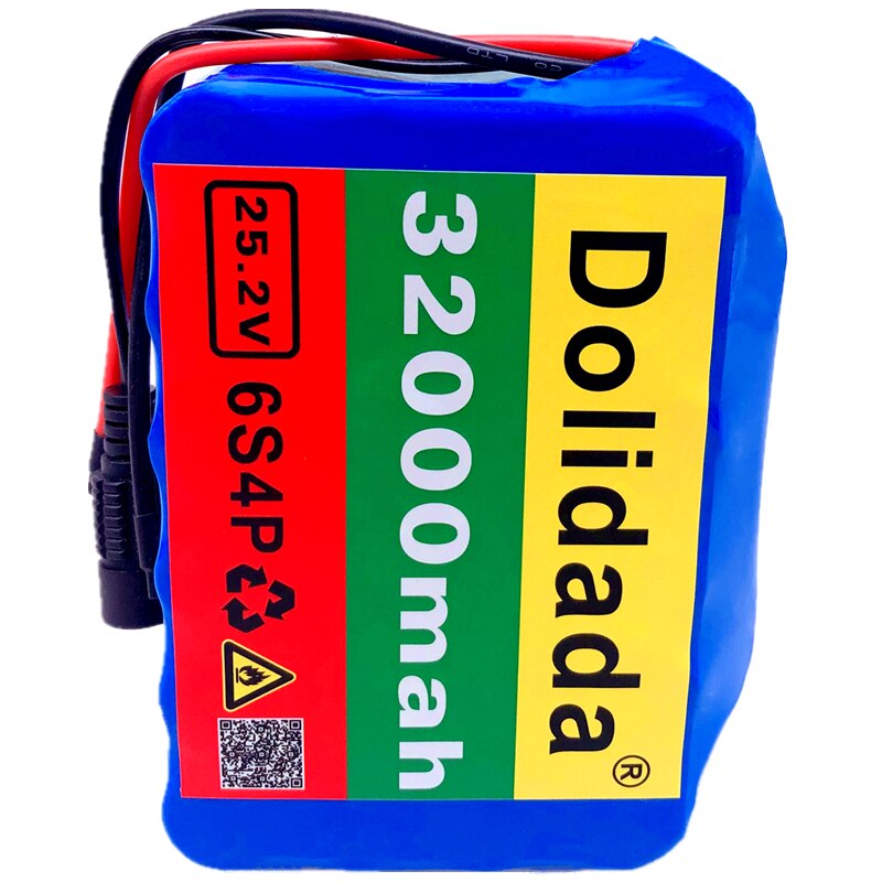 6s4p 24V 32Ah 18650 Batterie Lithium-Batterie 25,2... – Grandado