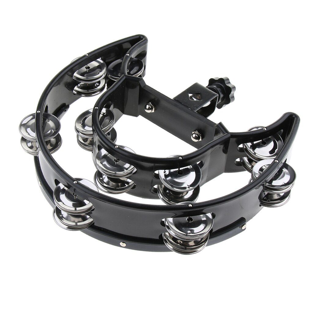 Novelty Black Hand Shaking Jingle Bell Tambourine ... – Grandado