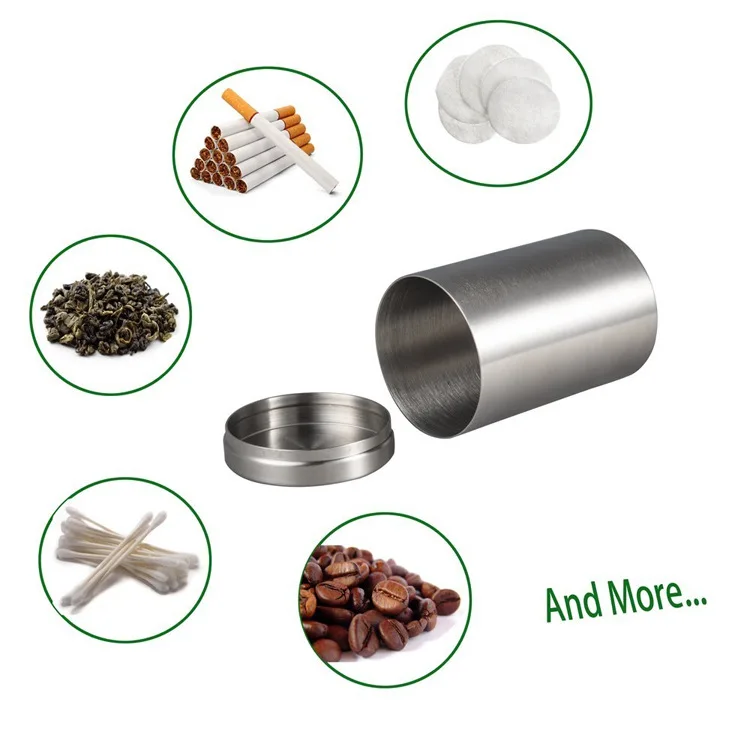 Stainless Steel Sealed Storage Jar, Portable Airti... – Grandado
