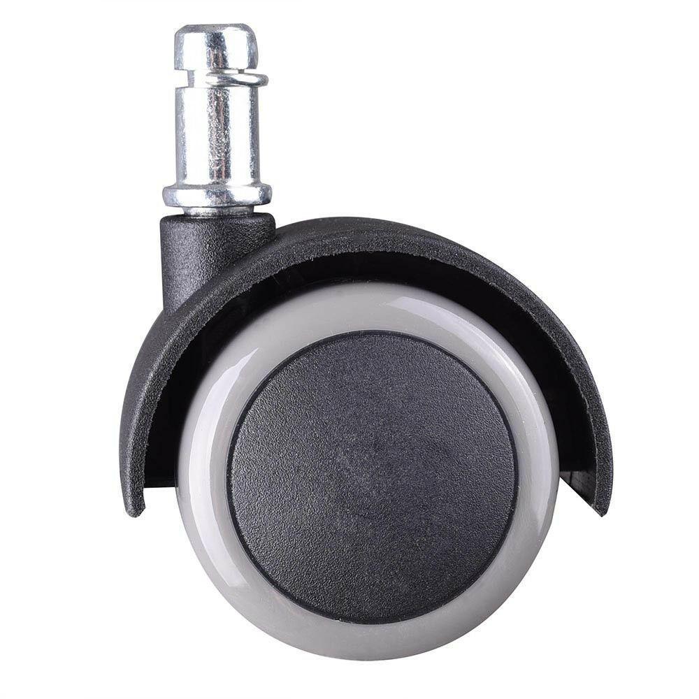 5Pcs Office Chair Caster Wheel Swivel Rubber Wood ... – Grandado