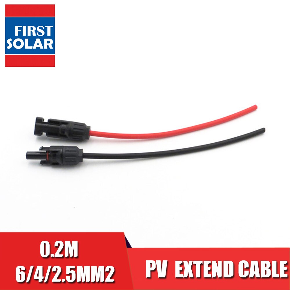 Extend Cable 10/12/14 AWG PV Solar Cable Connector... – Grandado