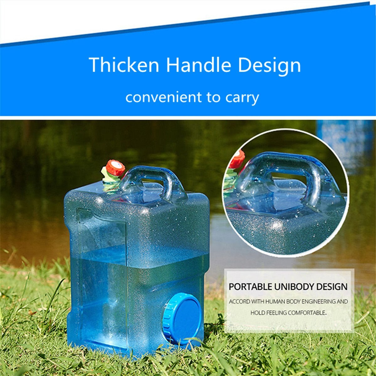 12/18/22L Food Grade PC Water Container Outdoor La... – Grandado