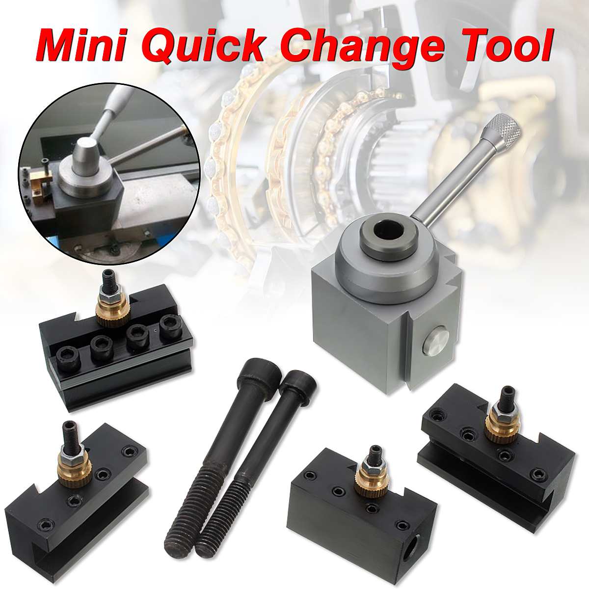 14pc/Set Quick Change Boring Bar Turning Tool Post... – Vicedeal