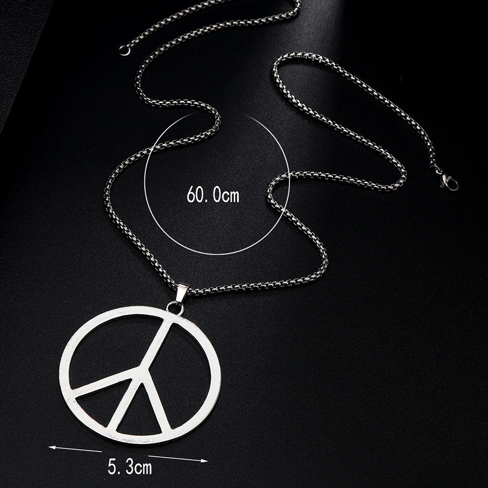 Peace Sign Necklace Hippie Necklace For Men Women ... – Vicedeal